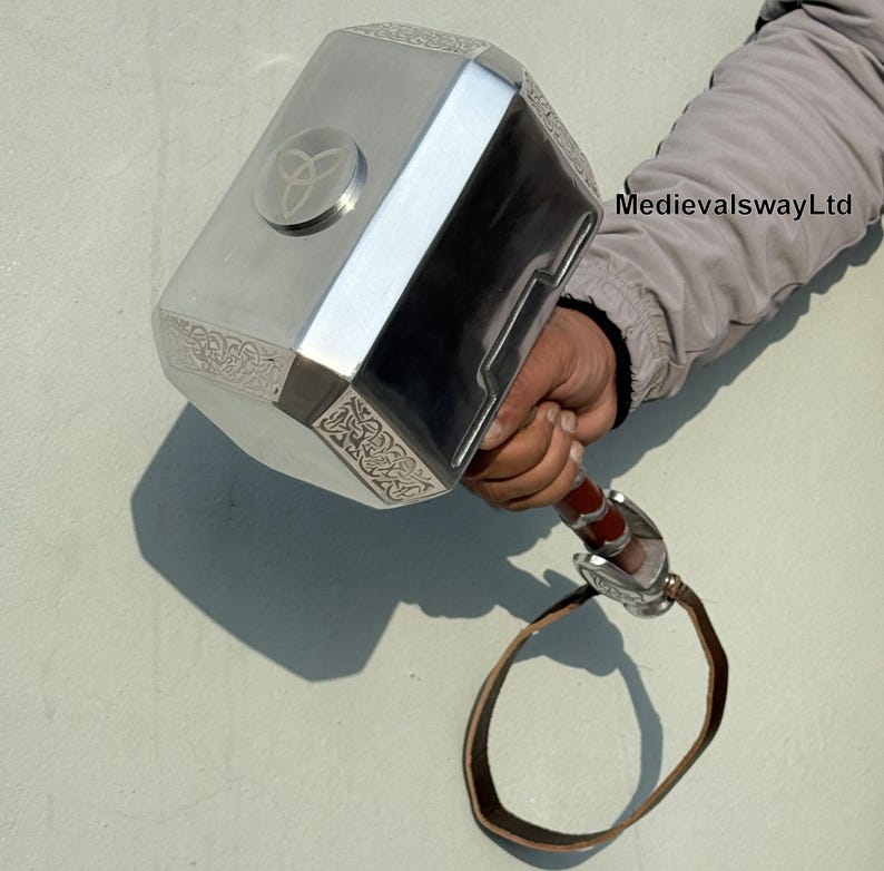 Thor’s Hammer Mjolnir | Metal Thor’s Hammer Authentic Hammer With ...