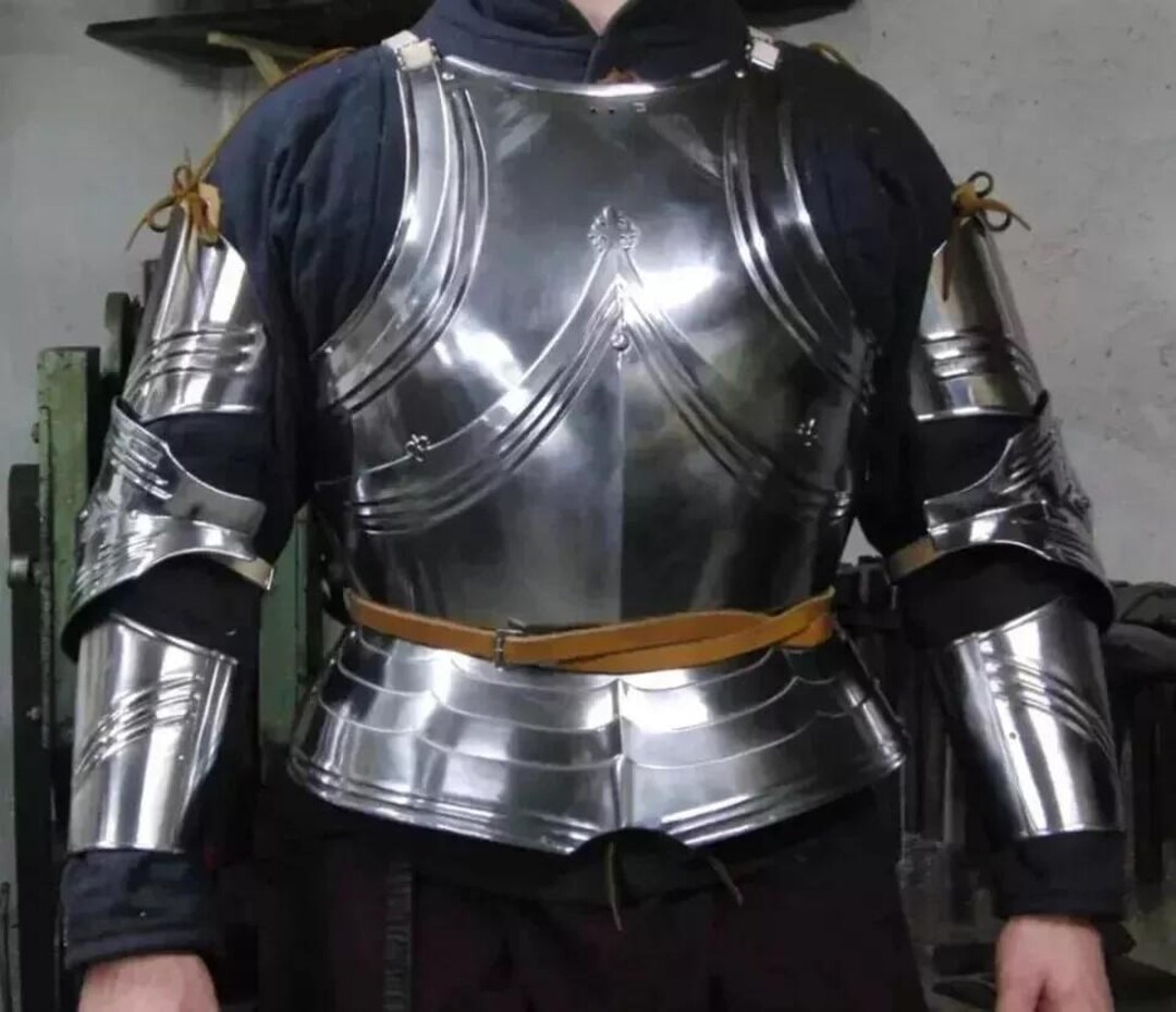 German Gothic Rider Half-body Armor Suit – Cuirass & Arm Armor | 15th ...