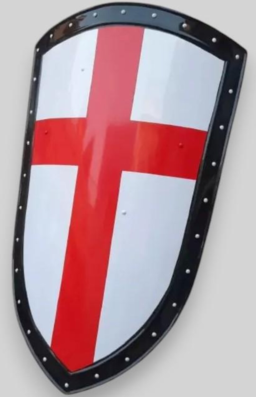 Medieval Armor Red Cross Shield | Knight Templar Armor LARP Battle ...