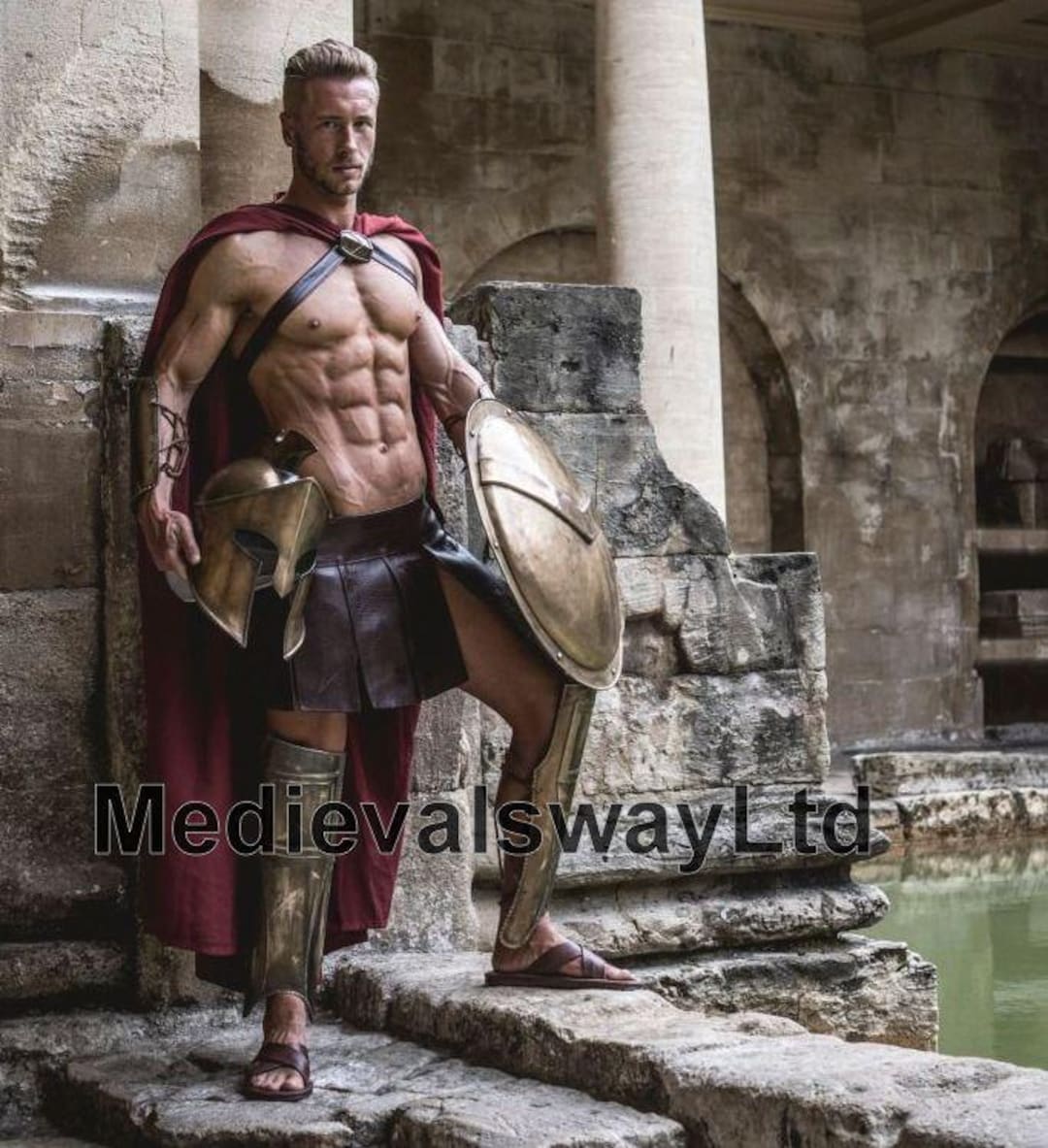 Greek Spartan 300 Cosplay Costume | Spartan Warrior Battle Cosplay ...