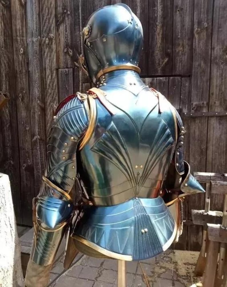 Medieval Knight Half Suit of Armor | 15th Century Gothic Half Body ...