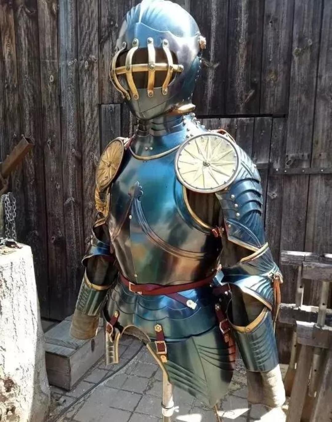 Medieval Knight Half Suit of Armor | 15th Century Gothic Half Body ...