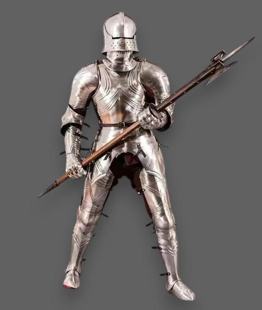 German Gothic Battle Armor Suit | Medieval Armour Knight Wearable ...