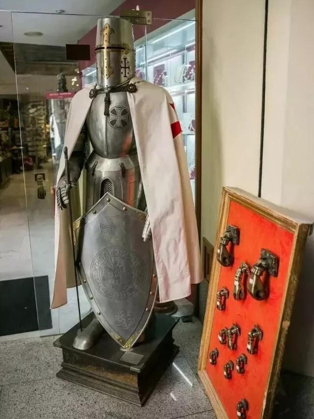 Templar Knight Full Body Armor Suit | Wearable Medieval Crusader Armour ...