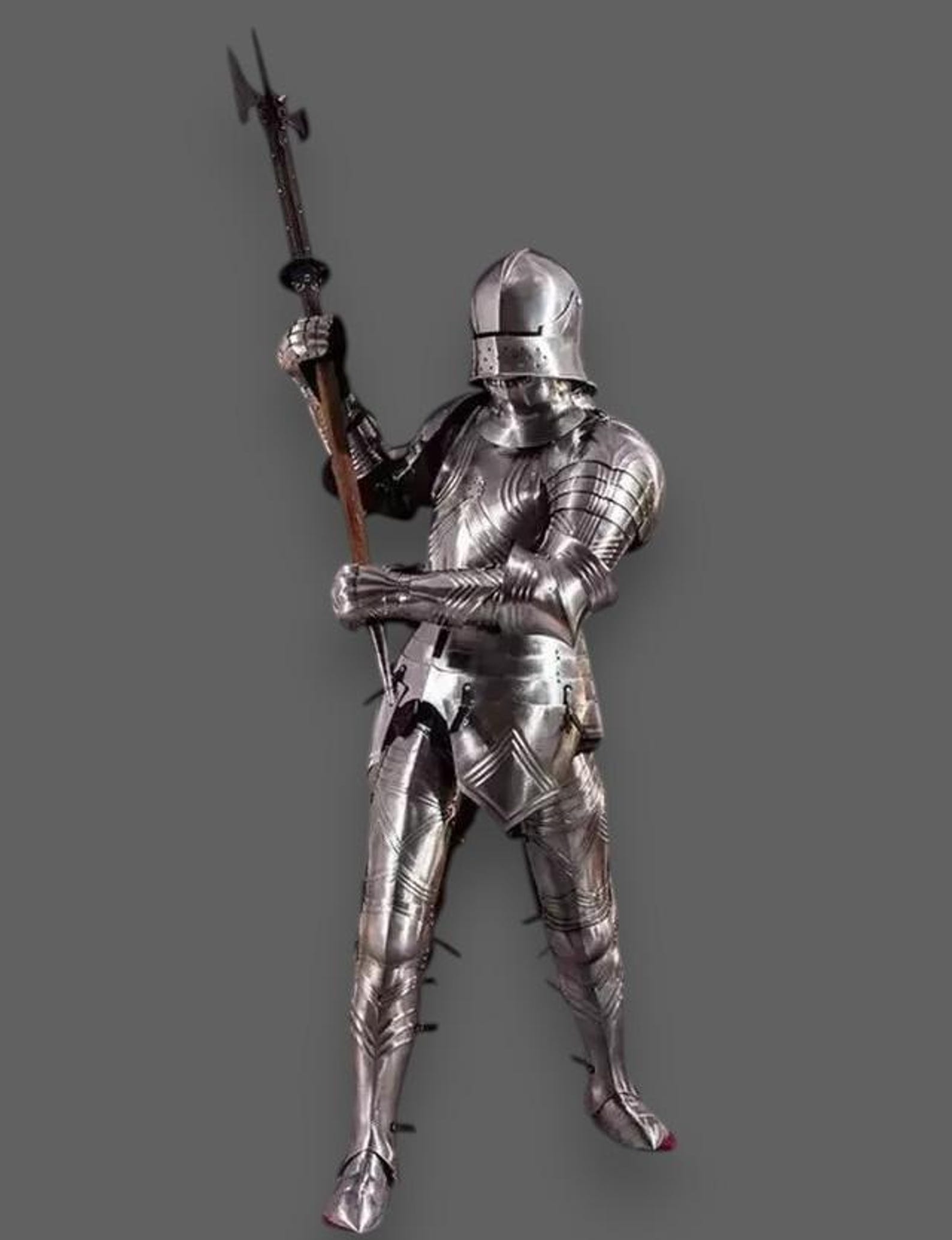 German Gothic Battle Armor Suit | Medieval Armour Knight Wearable ...