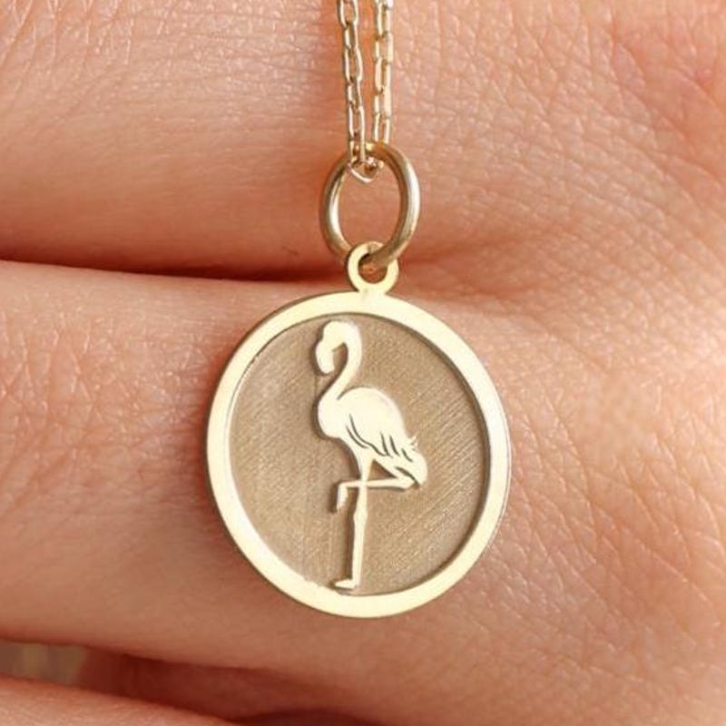 Flamingo Necklace - Etsy