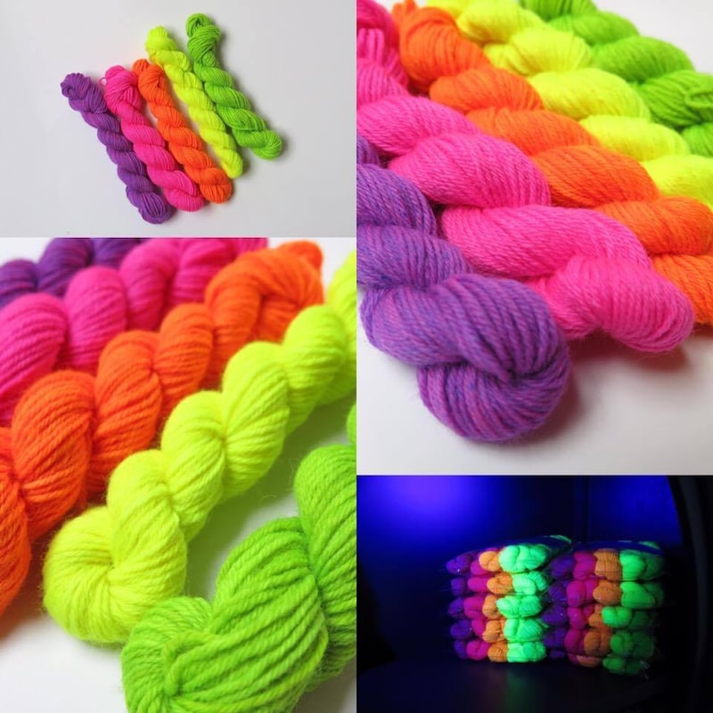 Uv Reactive Blue Yarn - Etsy UK