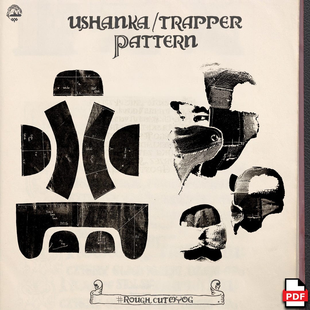 Ushanka Hat Sewing Pattern - Etsy