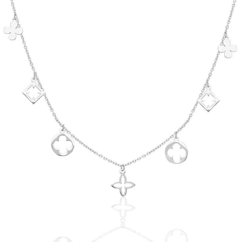 Nora Flower Necklace, 14K GOLD Nora Pendant Necklace, Gift for Her ...