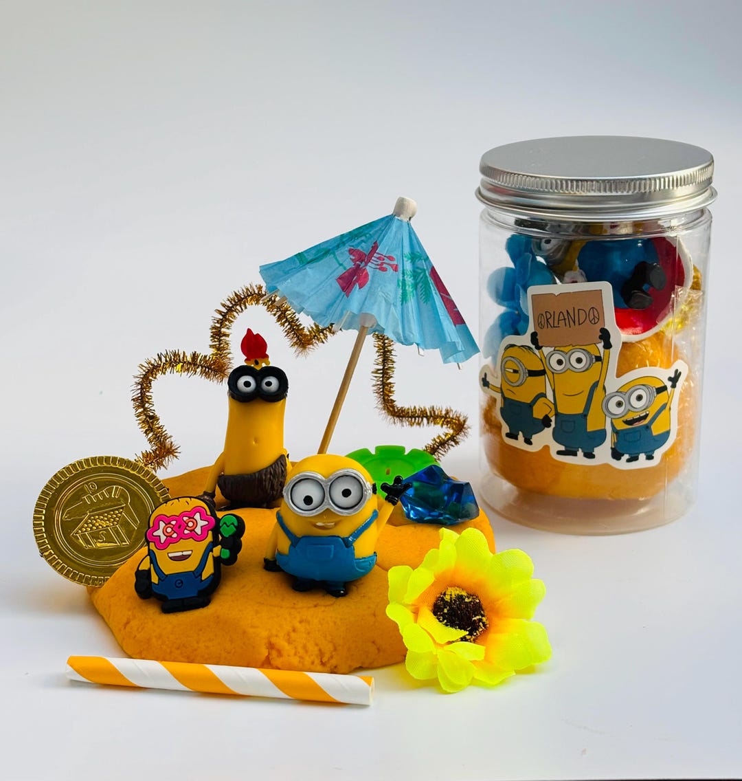 Minions Sensory Play Dough Jar/kit - Etsy