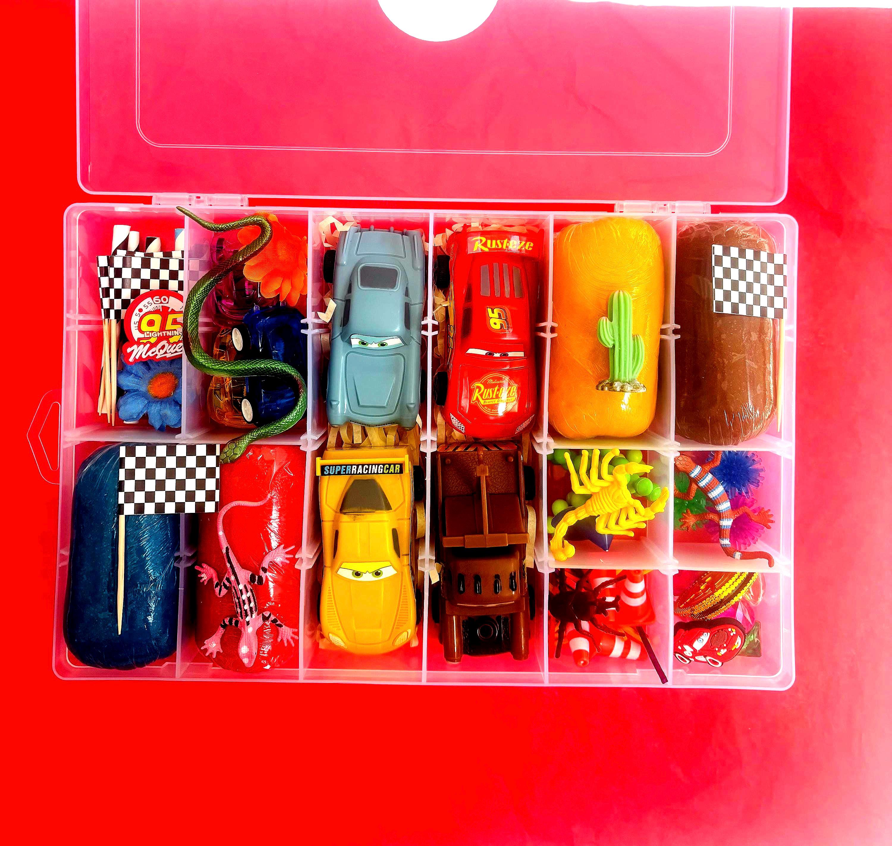 Racing Car Playdough Sensory Kit | Montessori-inspired Desert Theme | 4 ...