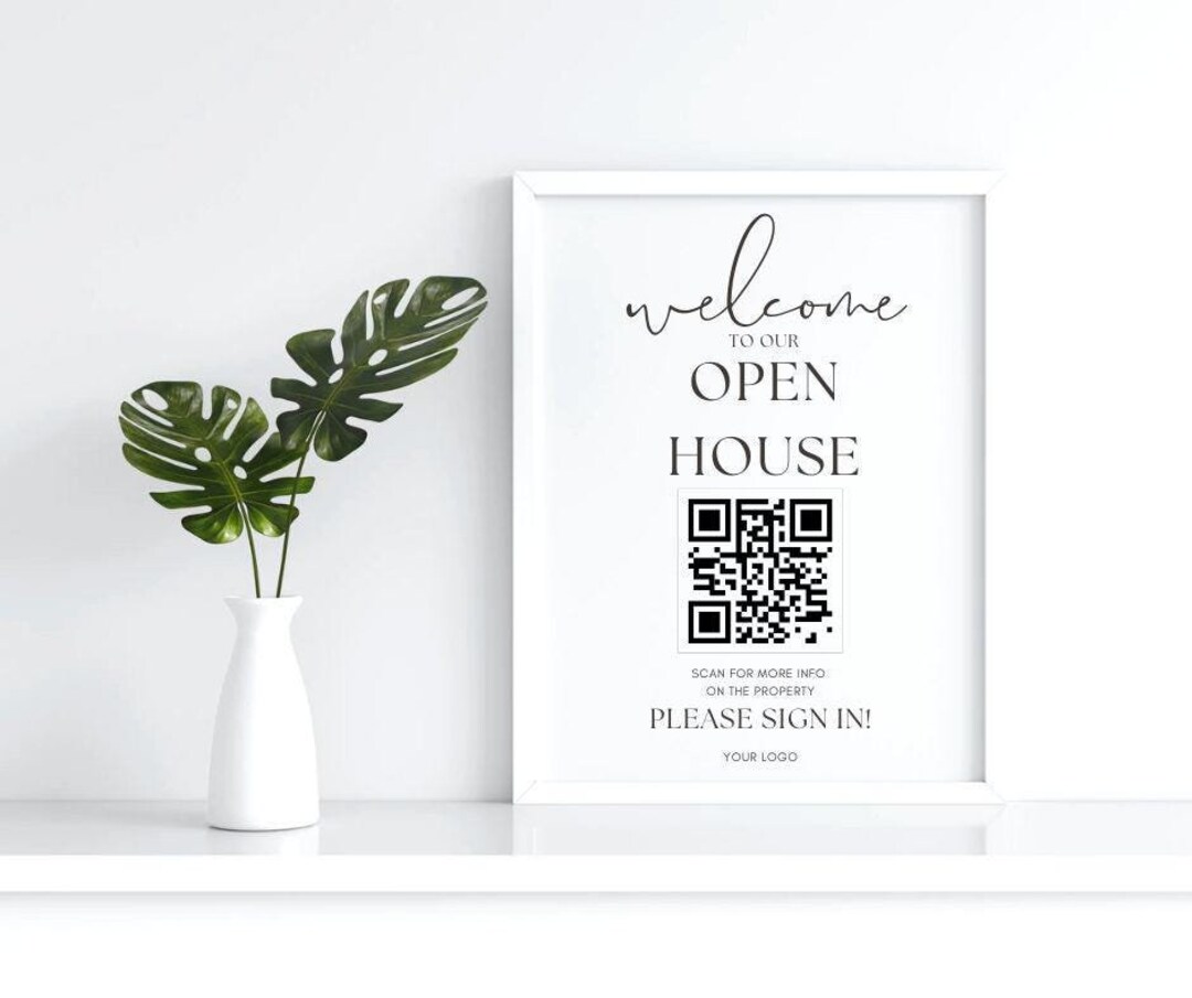 Realtor Open House Welcome Sign Custom Template Home Builder Welcome to ...