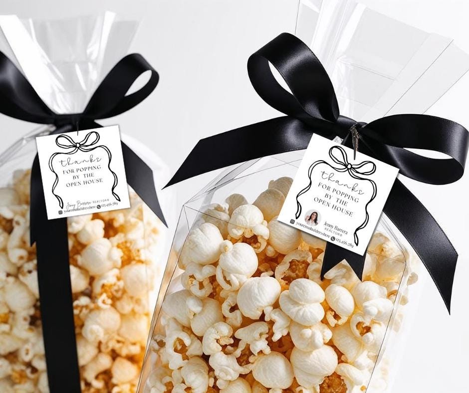 Real Estate Open House Pop by Tag Template for Realtor Editable Open ...