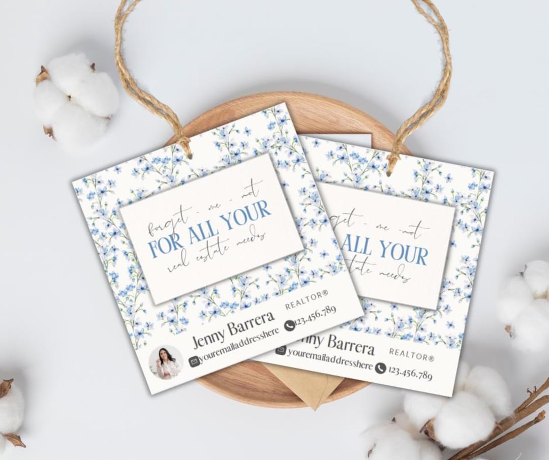 Spring Realtor Pop by Tag: Floral Real Estate Gift (digital Download ...