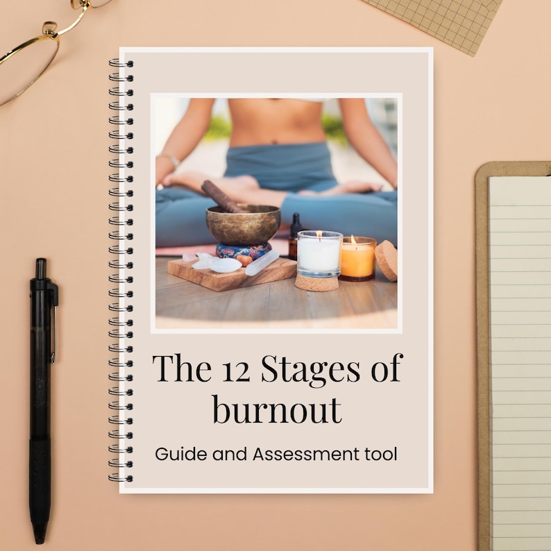 Burnout Recovery Toolkit. Planner, Guide and Journal (PDF & Canva Template )master Resell Rights ...