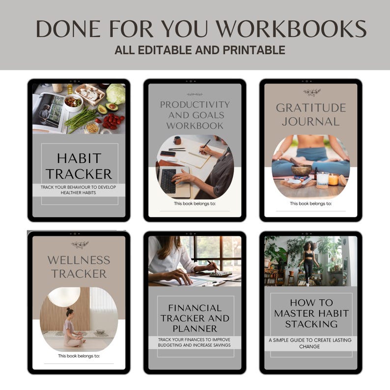 The Ultimate Productivity Bundle for Procrastination and ADHD. Editable ...