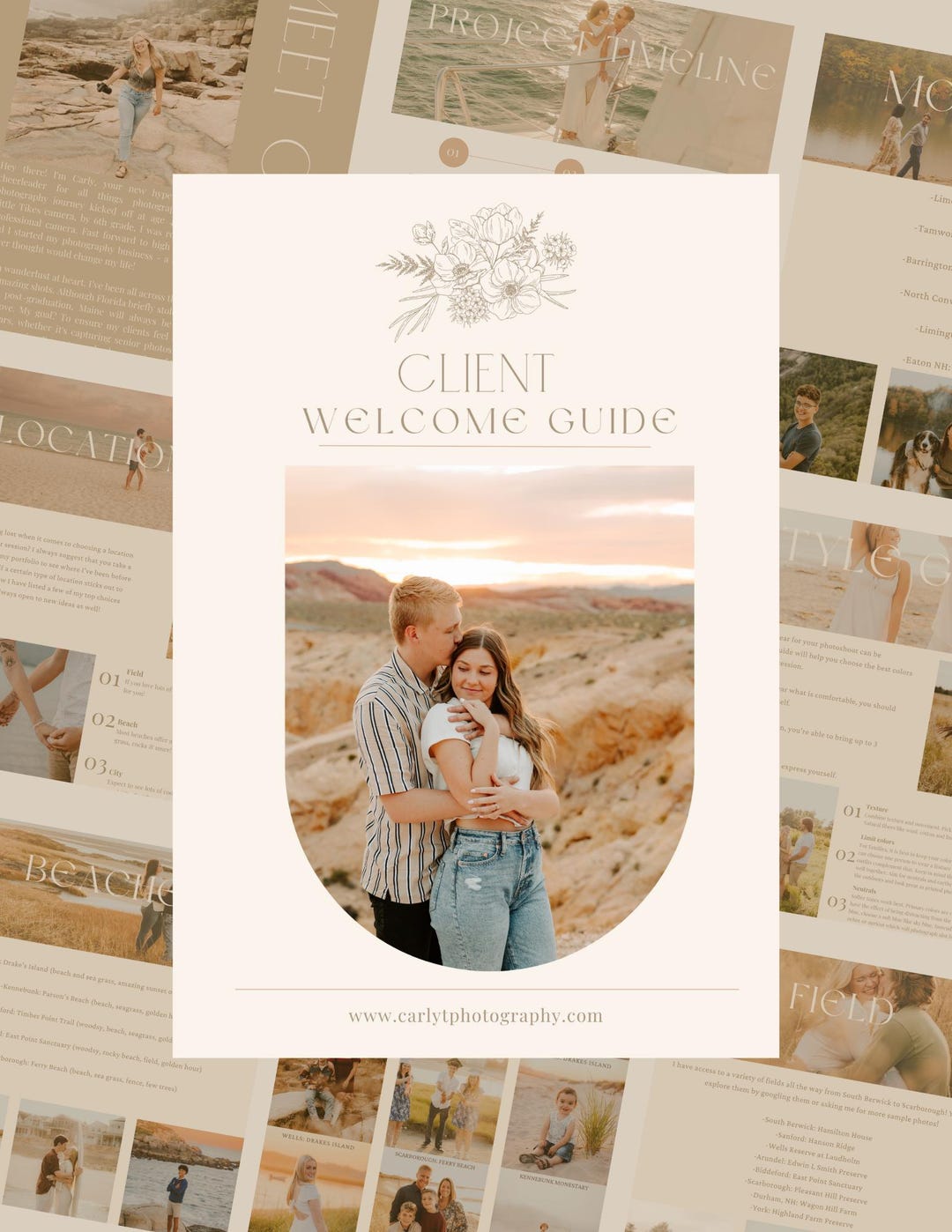 Digital Welcome Guide Template, Download, Photographers, Style Guide ...