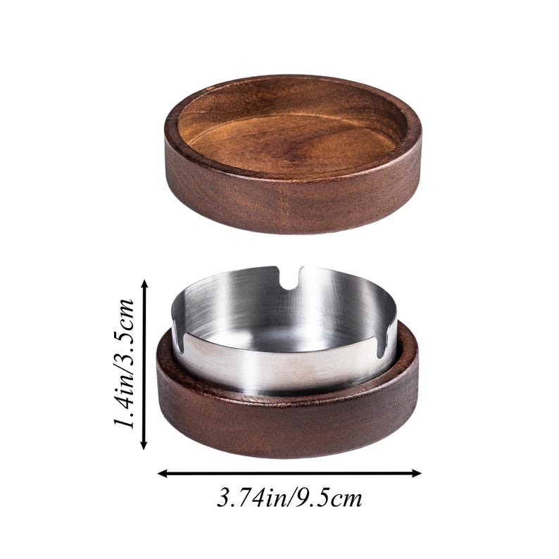 Personalized Ashtray With Lid, Custom Cigarette Ashtray, Engraved ...