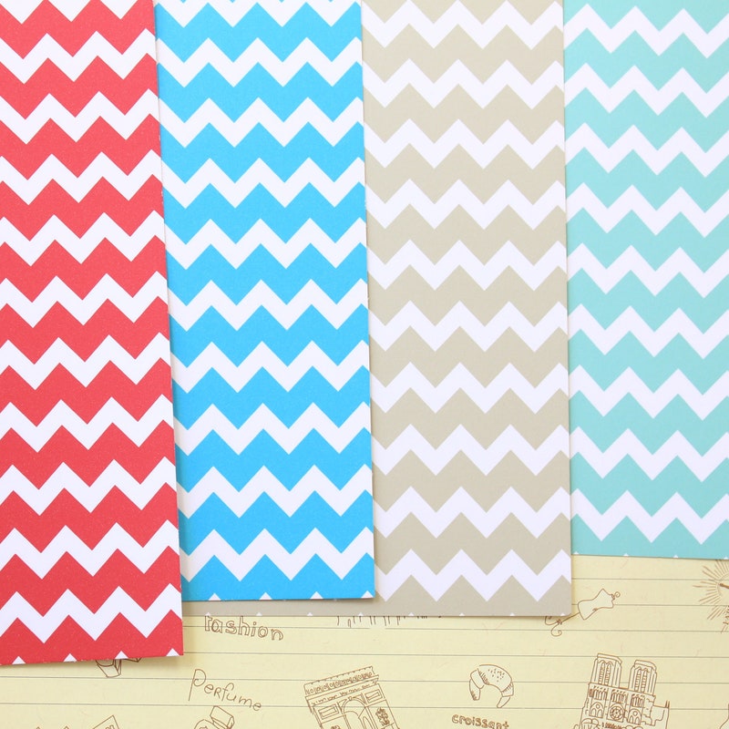 Aqua Chevron Sheet - Etsy