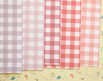 Gingham Card Stock | Etsy