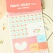 Ribbon Fabric Sticker Ver 2 Self Adhesive Craft Stickers - Etsy