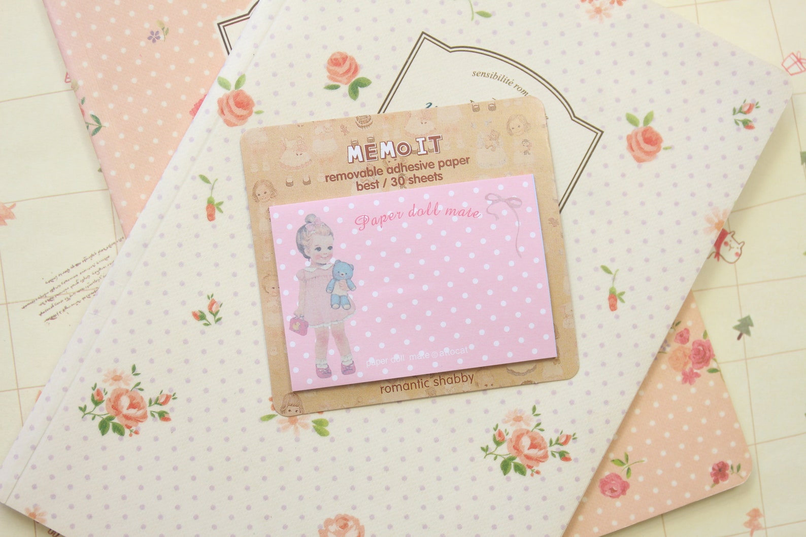 Paperdoll Mate Cartoon Sticky Notes - Etsy