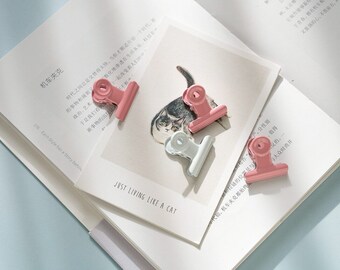 Extra Fine Glitter Binder Clips metal 32mm your Choice of Color, Desk ...