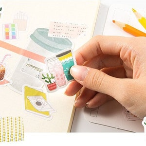 My Daily Life Mo-card Cartoon Shapes Stickers - Etsy