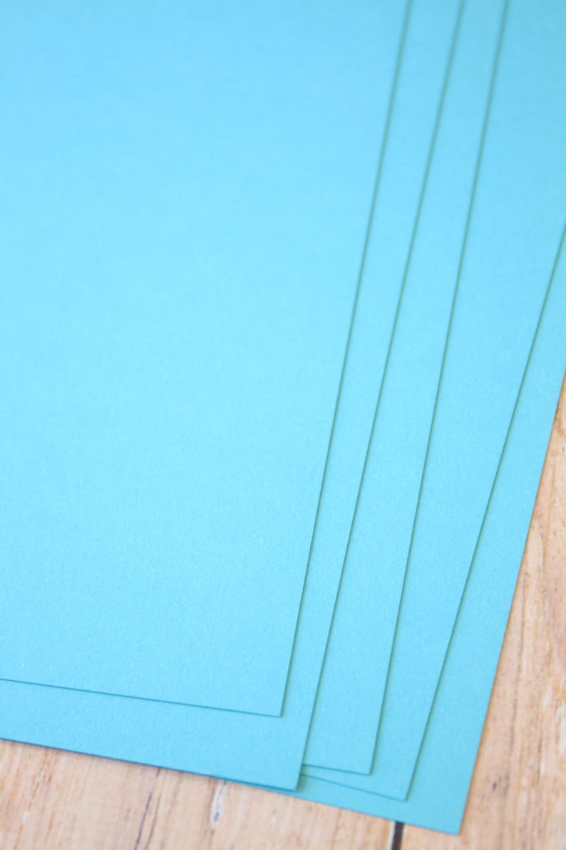 Sky Blue Vintage Colour Card Stock 285gsm - Etsy