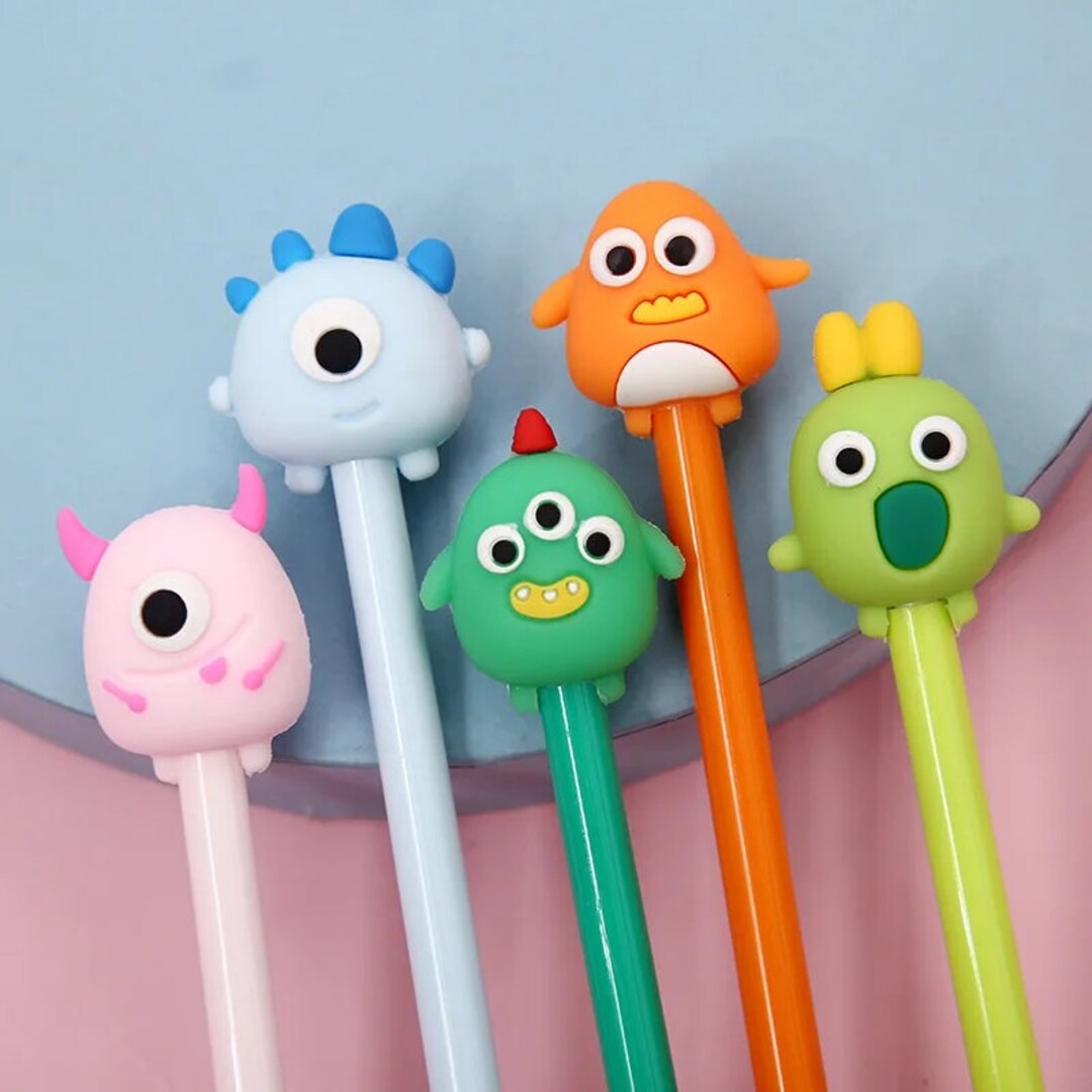 Cute Monsters Cartoon Pen - Etsy