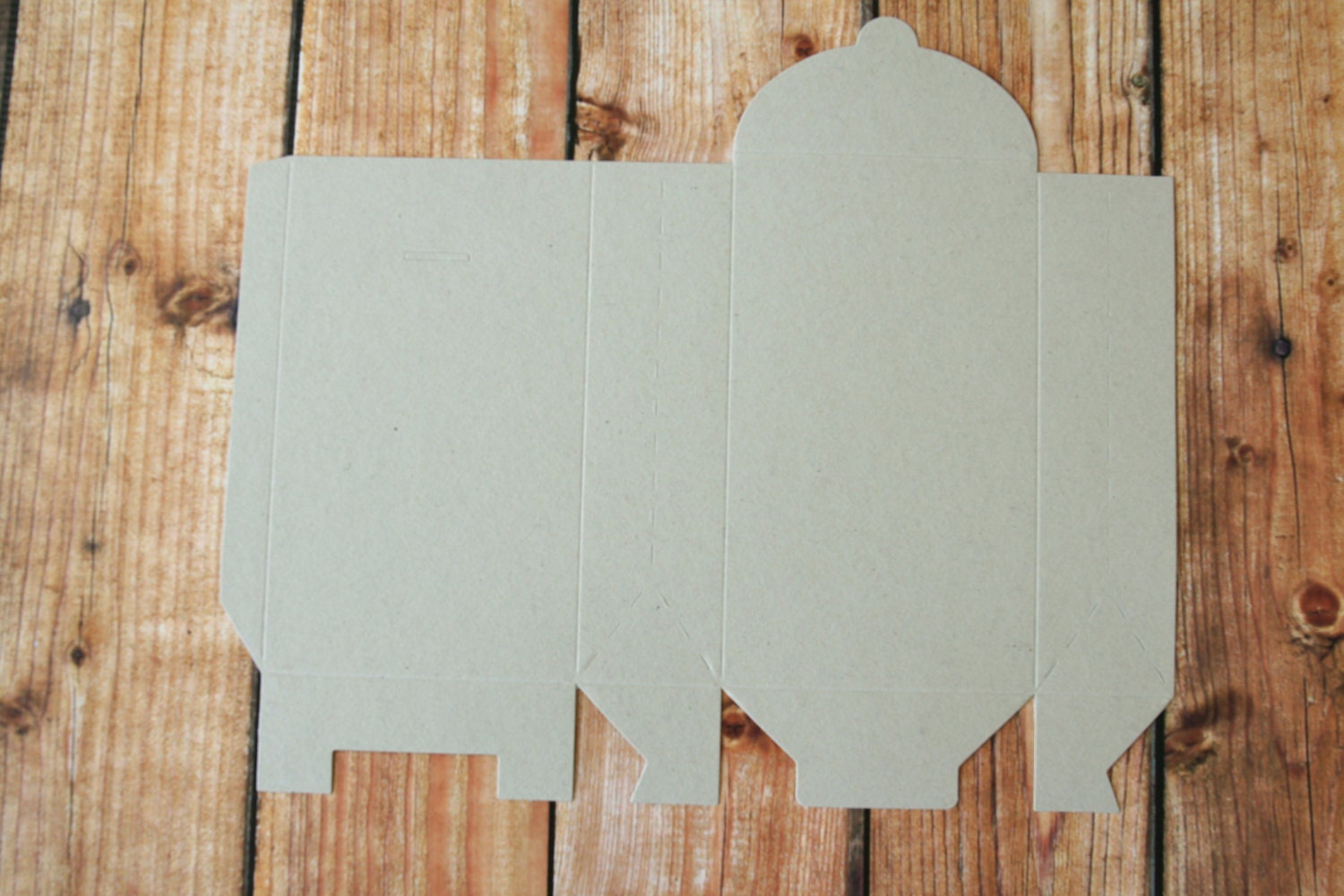 Large CHIPBOARD Grey Taper Top Boxes - Etsy