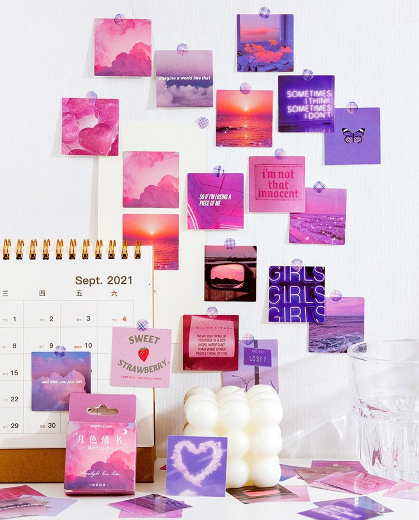 Moonlight Love Letter Mo-card Deco Stickers | Etsy