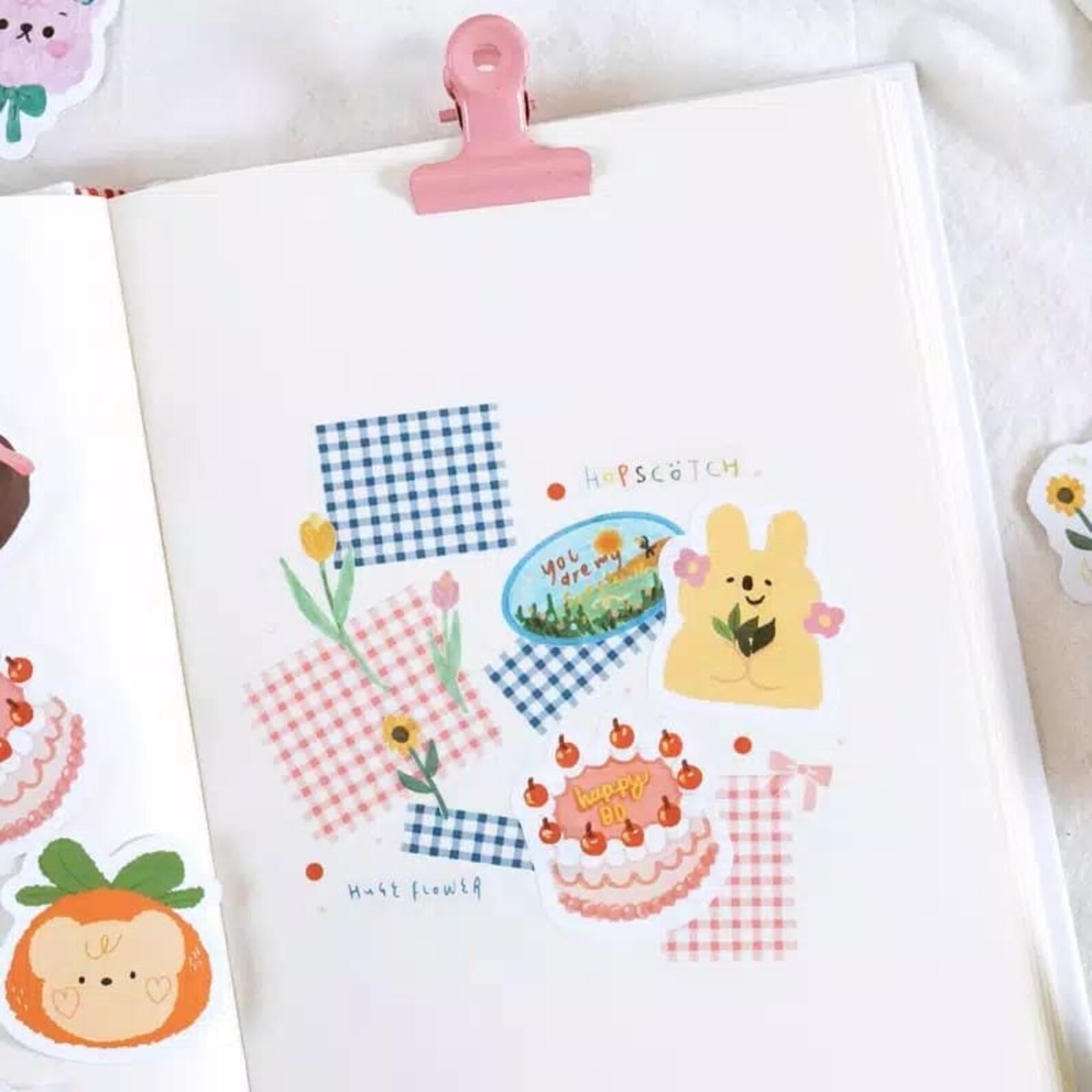 Party Bear Mo-card Cartoon Shapes Stickers - Etsy