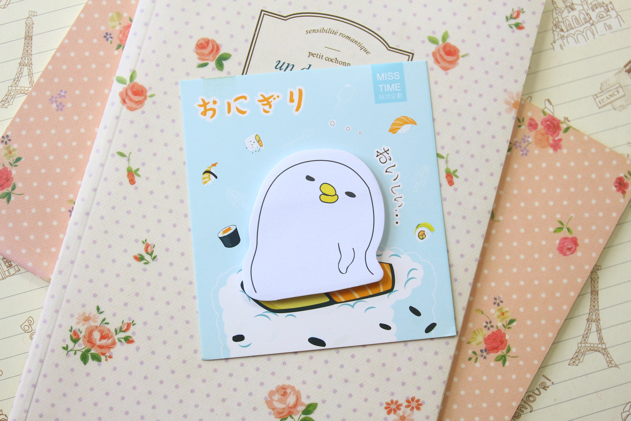 Miss Time Egg Blob Cartoon Shapes Sticky Notes | Etsy