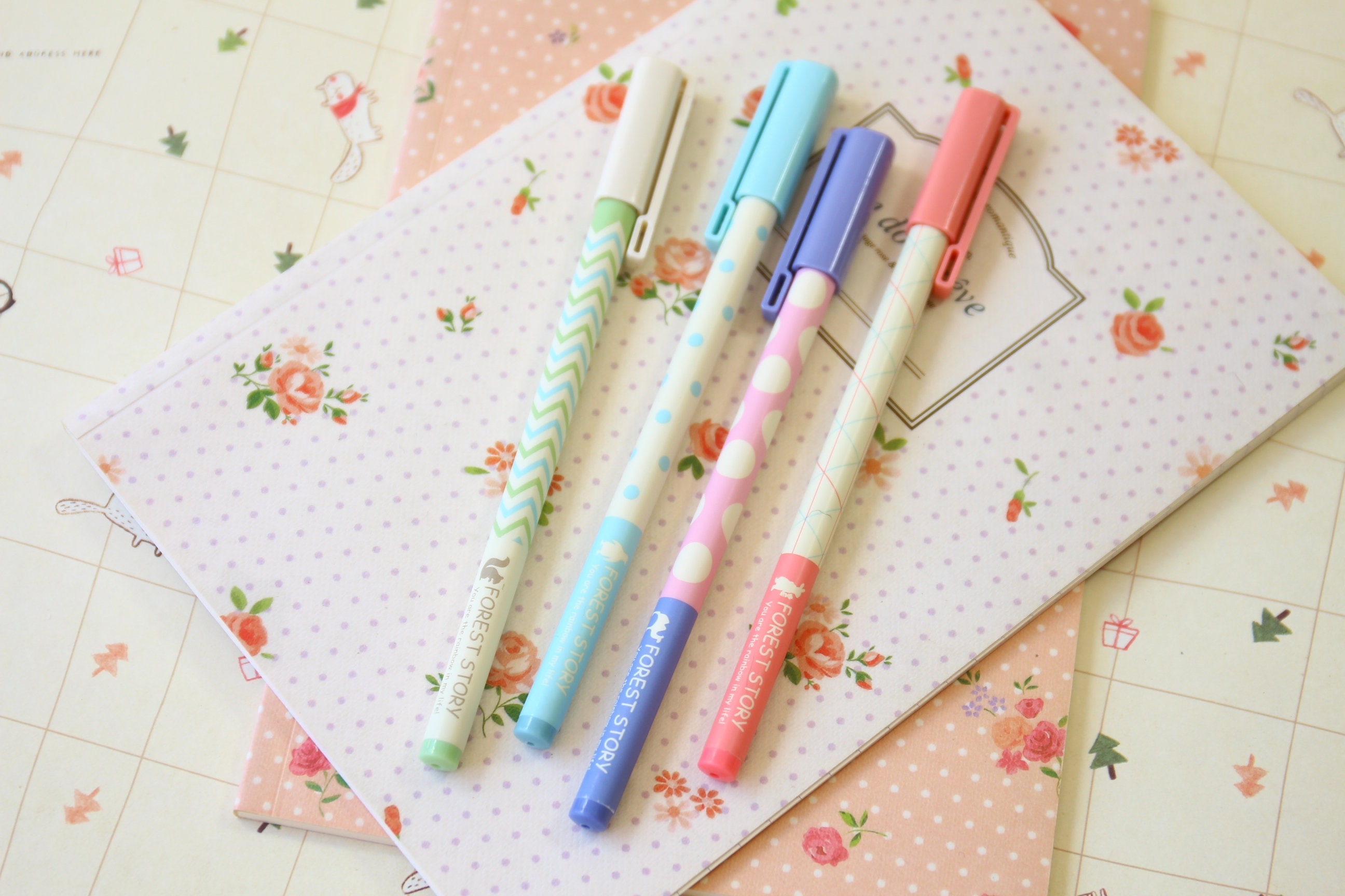 Forest Story Cartoon Pens Ver 02 | Etsy