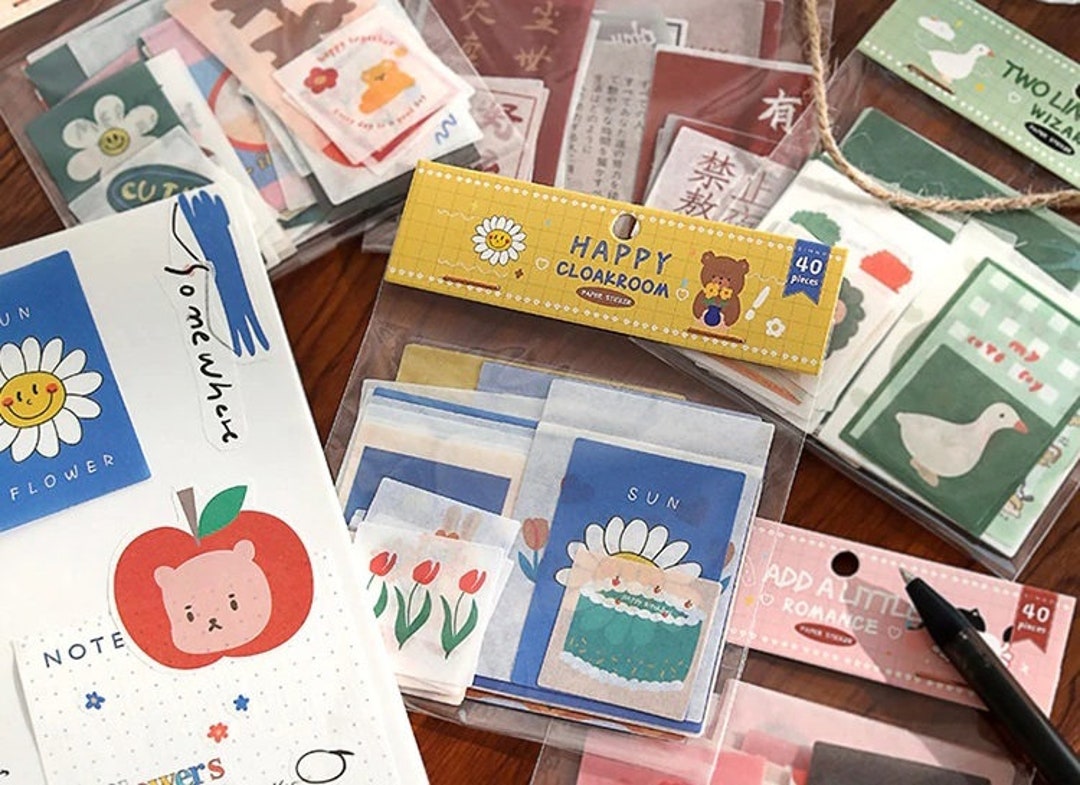 Good Mood Cartoon Sticker Flakes - Etsy