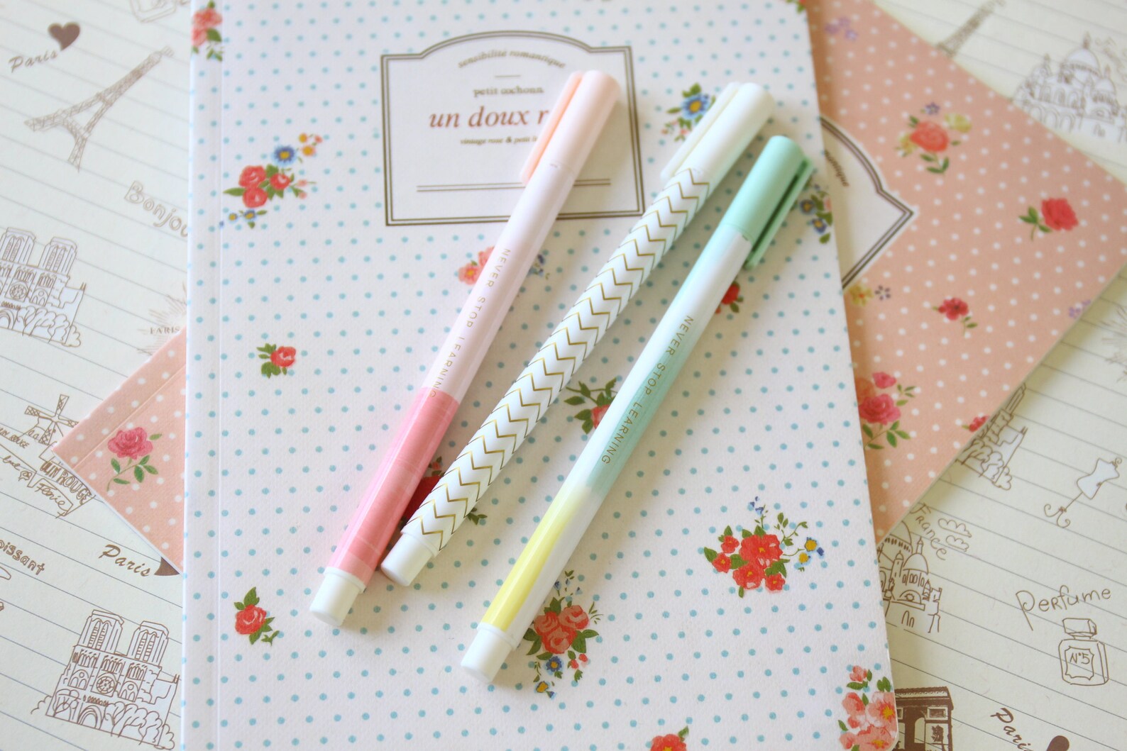 Pastel Wave Deco Pattern Pens - Etsy