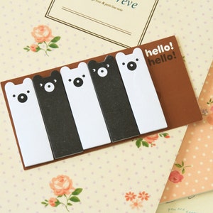 J Story Hello Hello Cartoon Sticker Note Tabs Sticky Notes - Etsy UK