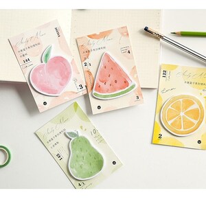 Infeel Me Fruit Party Cartoon Shapes Sticky Notes - Etsy