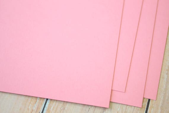 Rose Pink Vintage Colour Card Stock 285gsm | Etsy