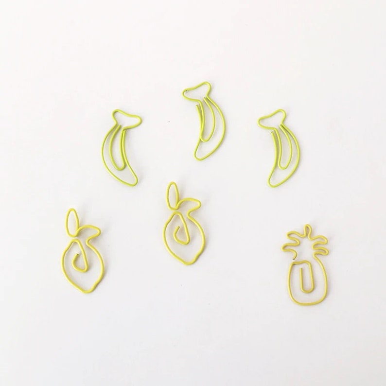 Fruits Mix Paper Clips - Etsy