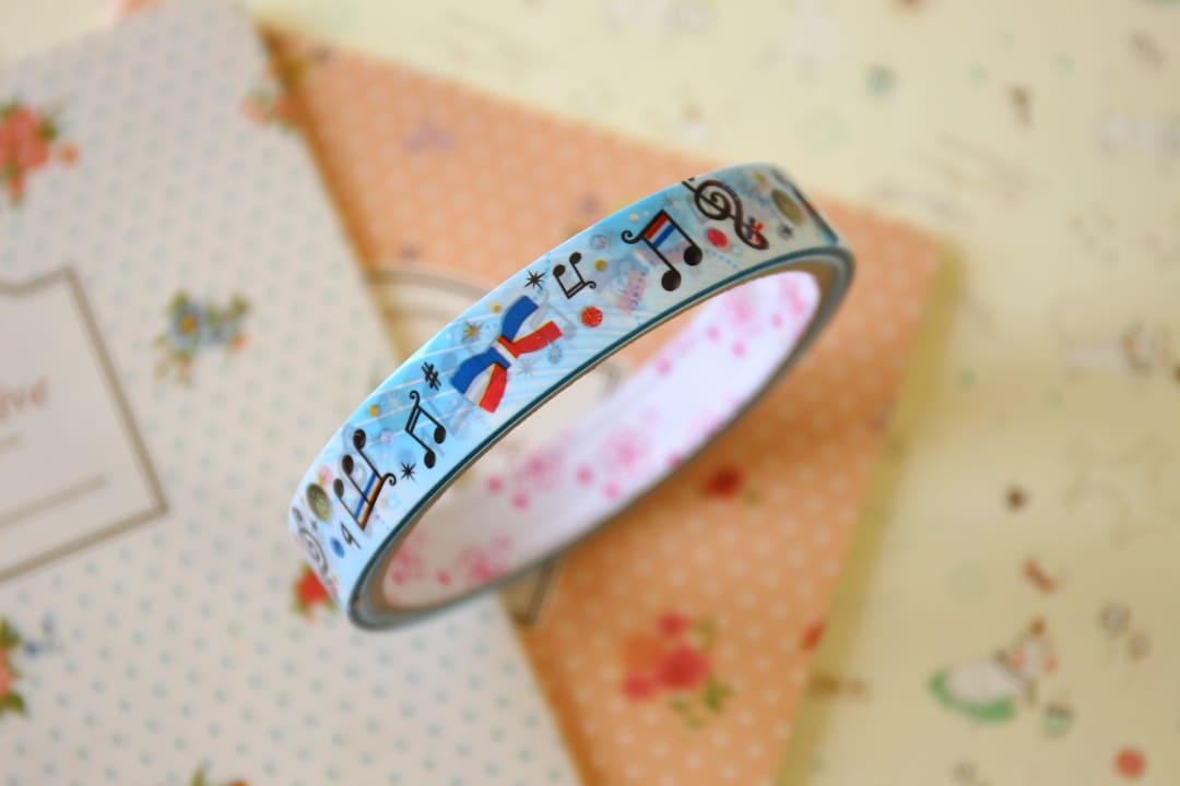 Music Notes Colorful Cartoon Deco Tape - Etsy