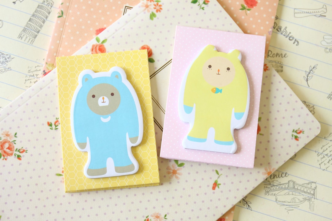 Minibus Cute Cartoon Sticky Notes - Etsy