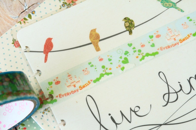 Everyday Smile Cartoon Deco Tape - Etsy