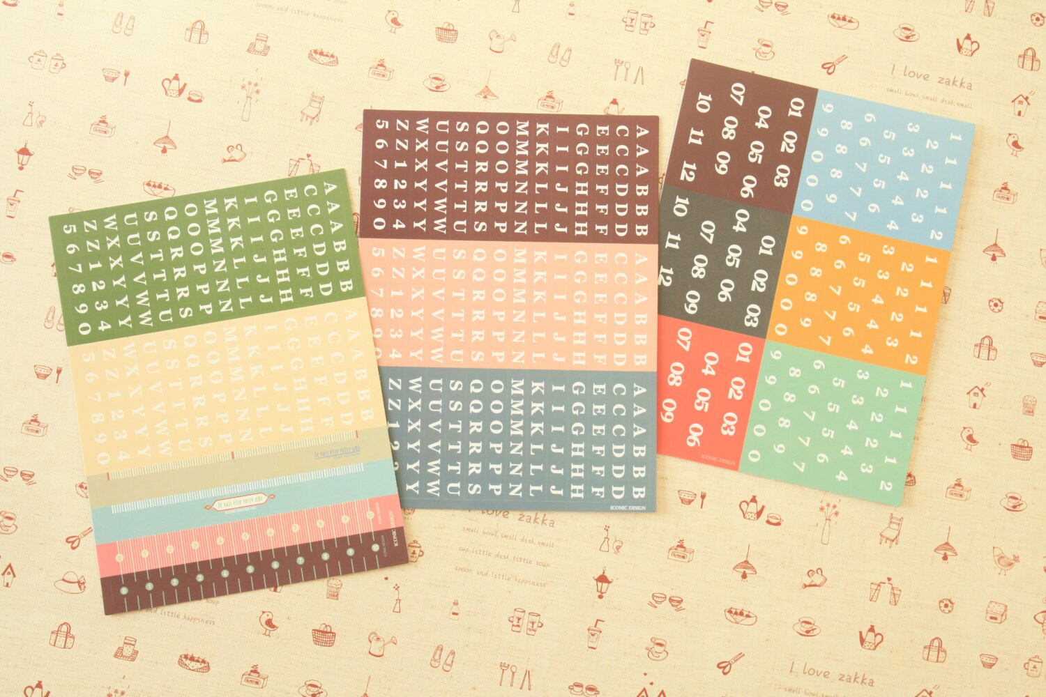 Iconic Labelling Pack Deco Label Stickers - Etsy