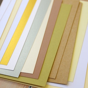 Eco Kraft Brown Card Stock Heavyweight Crafting Cards - Etsy