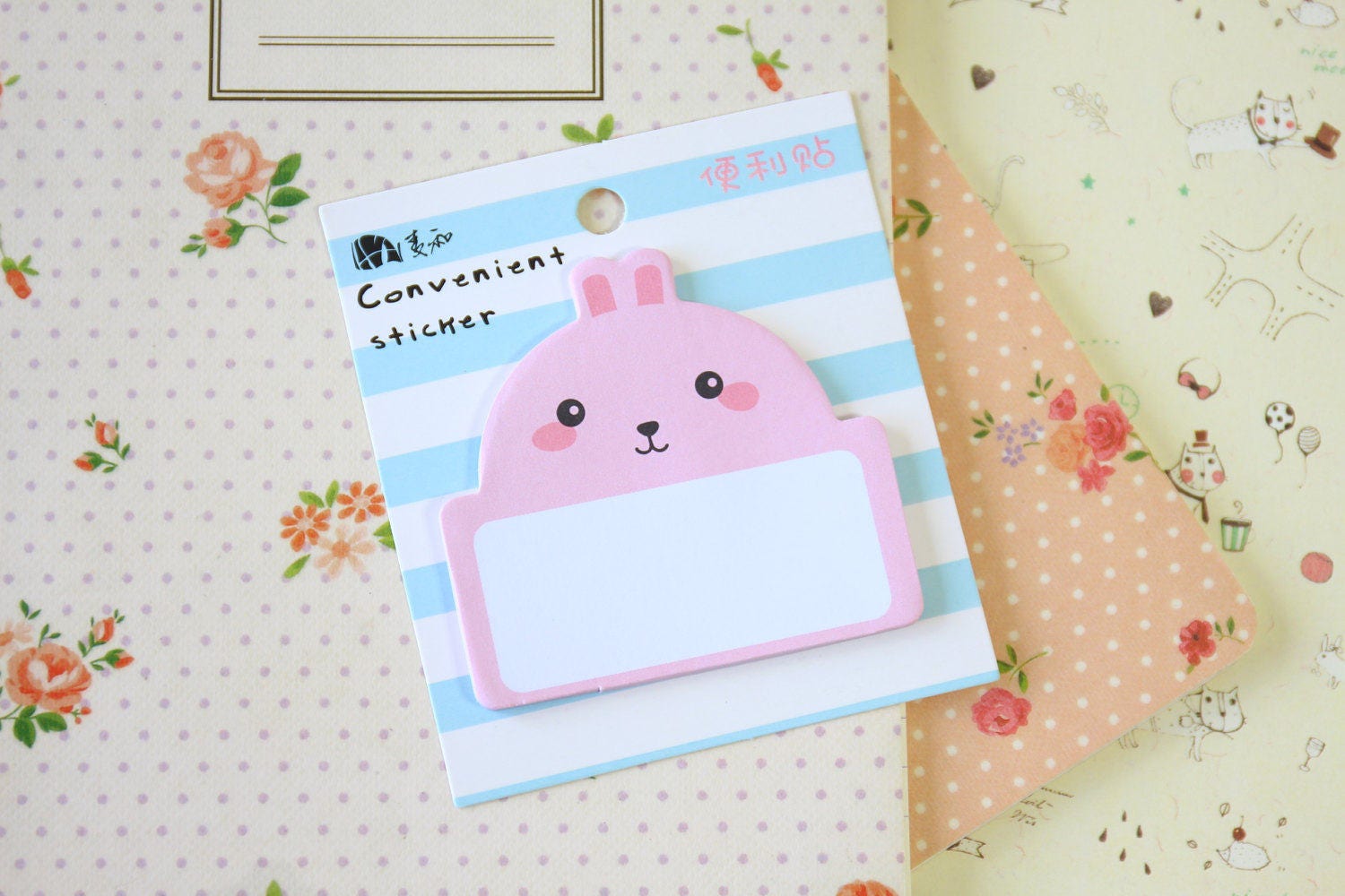 Must Have Rabbit Shapes Cartoon Sticky Notes | Etsy