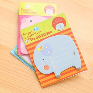 Fusen Mini Animal Shapes Sticky Notes - Etsy