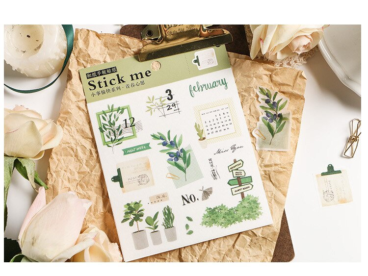 Stick Me Happy Living Cartoon Deco Stickers - Etsy