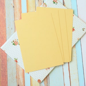 Maize Yellow Craft Style Blank Postcards - Etsy